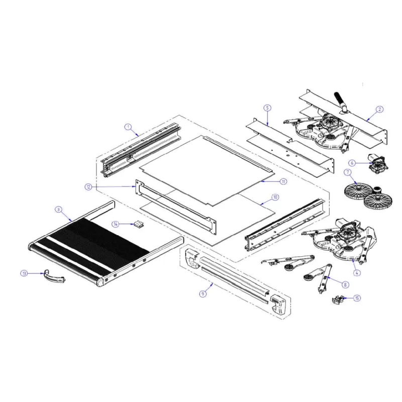 Pièces détachées Slide-Out Step G2 Standard THULE - Marche pied pour ...