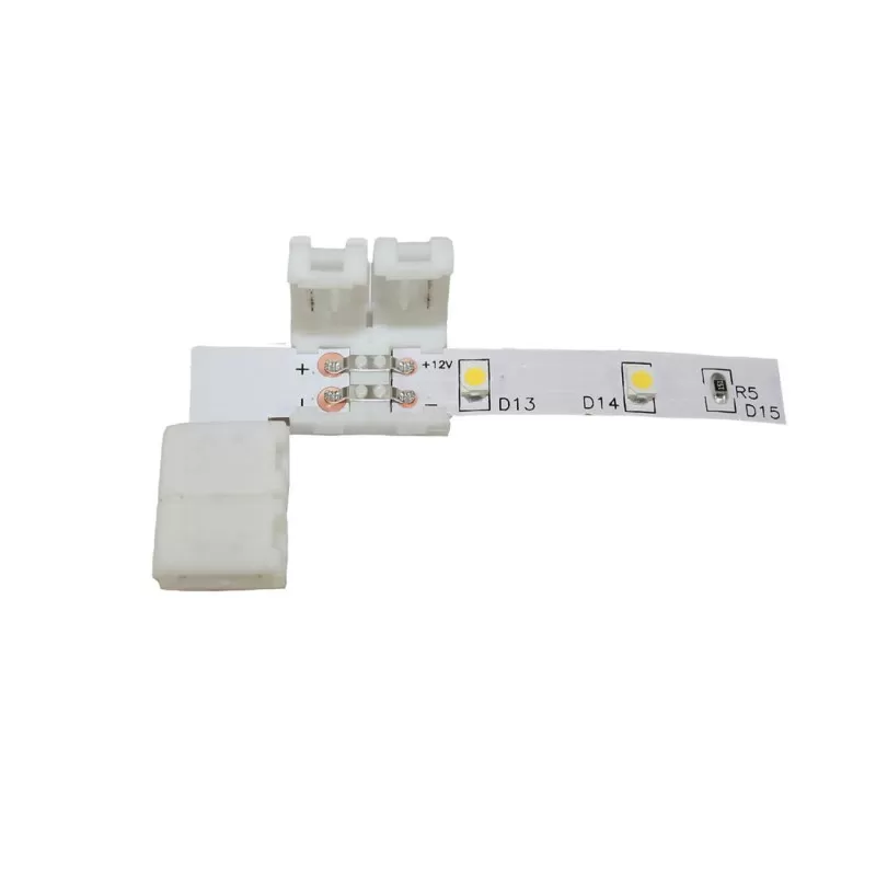 Connecteur ruban LED 90° HABA - Eclairage intérieur pour camping car et fourgon - H2R EQUIPEMENTS