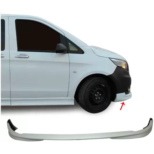 Lame de pare-chocs AV Vito W447 OMAC - Protection carrosserie & pare-choc fourgon - H2R Equipements.