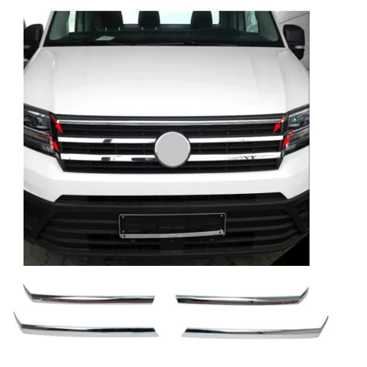 Moulure de calandre inox OMAC Crafter apres 2016 - accessoire chromé ...