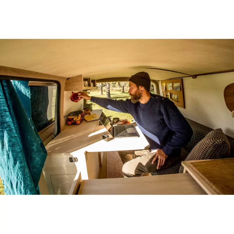 Meuble XL avec table Jumpy/Expert 3 SIMPLE VANS - Kit aménagement van ...