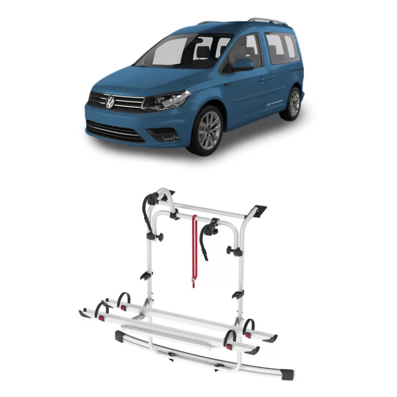 Carry Bike VW Caddy FIAMMA - Porte-vélos pour van ludospace et fourgon aménagé - H2R Equipements