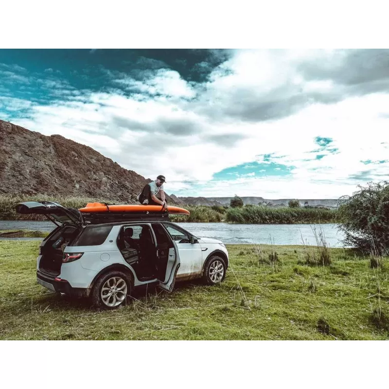 Support de canoë, kayak et paddle FRONT RUNNER pour galerie de toit ...