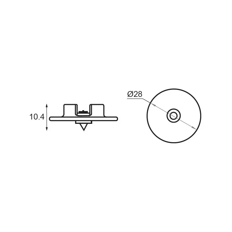 Insert de centrage VL-CP3 Very Low Profile FASTMOUNT - fixation clips ... Insert de centrage VL-CP3 Very Low Profile FASTMOUNT - fixation clips ...
