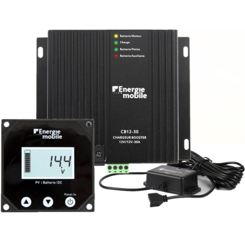 Chargeur Booster DC-DC 30A CB12-30 | Energie Mobile | Camping-car & Bateau