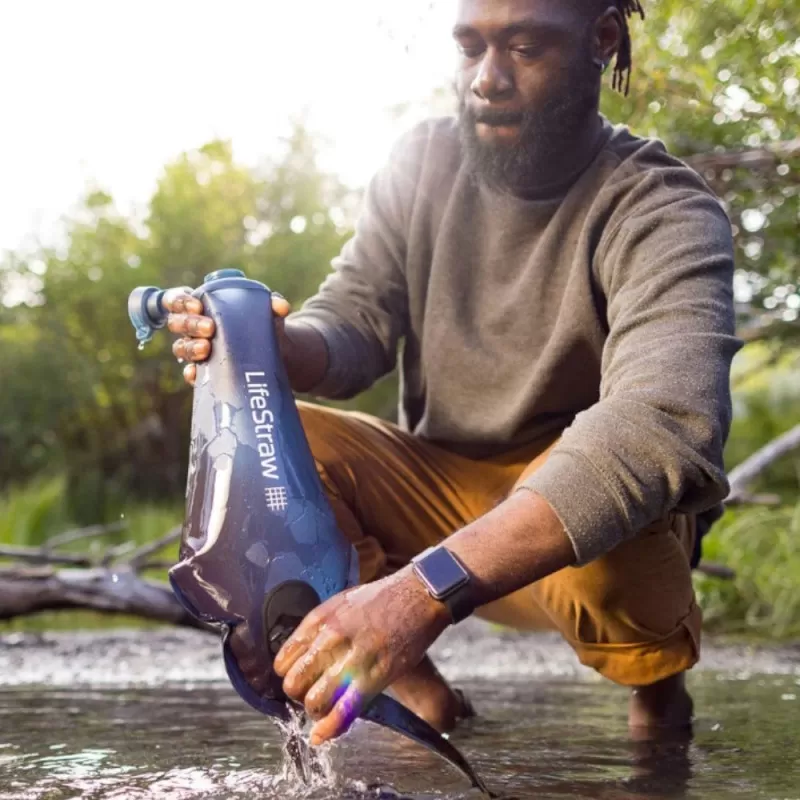 Filtre à gravité LIFESTRAW Peak Serie 3 Litres Mountain Blue ...