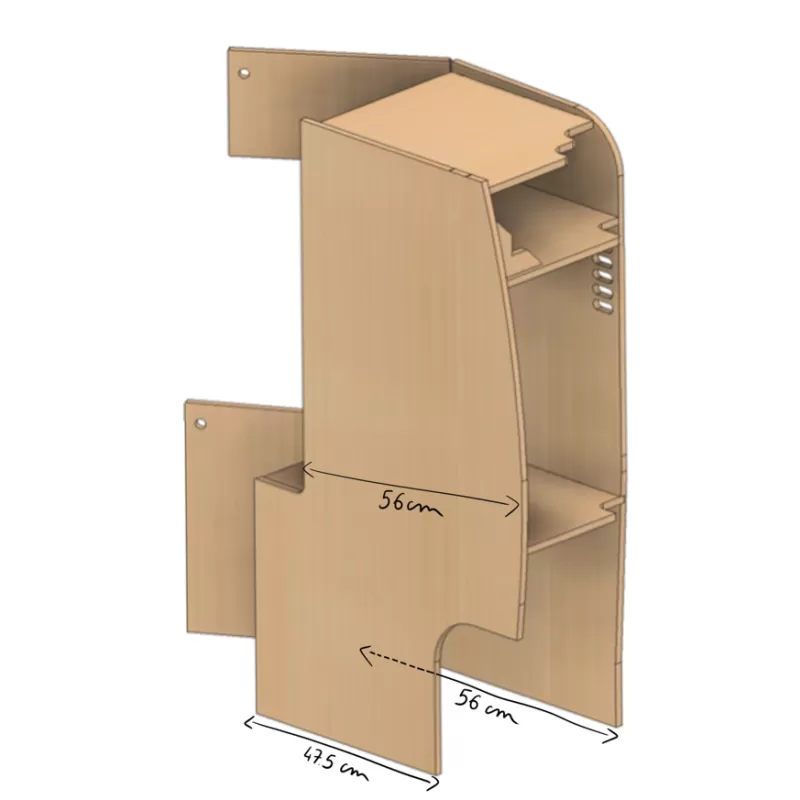 Meuble Roamer universel SIMPLE VANS - Kit aménagement pour fourgon ...