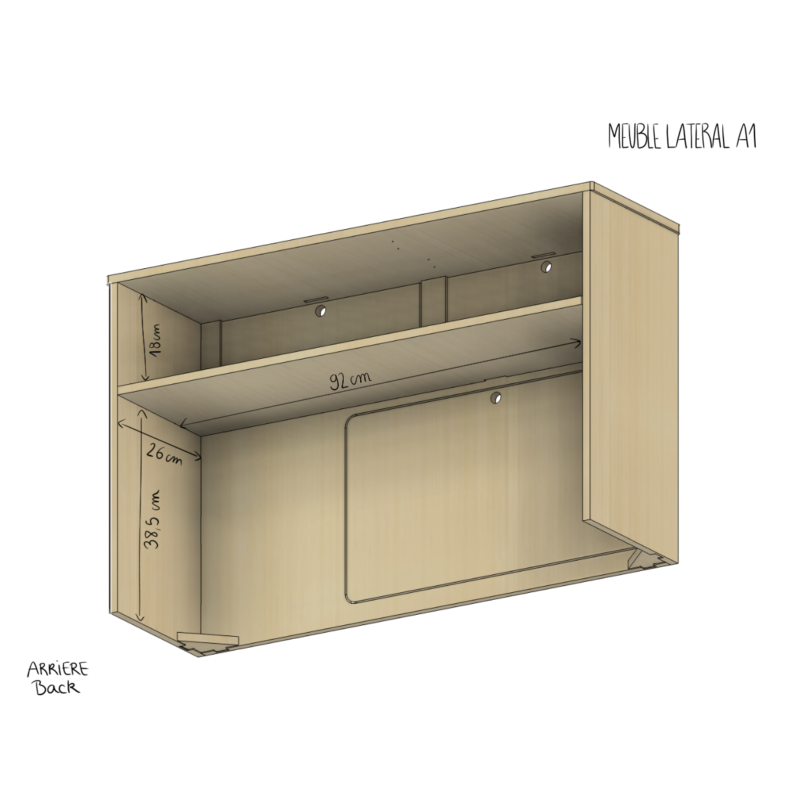 Kit meuble Weekender Simple Vans | pack aménagement bois pour ludospace ...