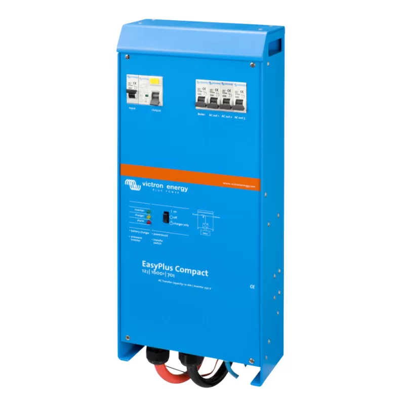 VICTRON EasyPlus Compact 12/1600/70-16 230 V - Système électrique complet pour fourgon, camping ...