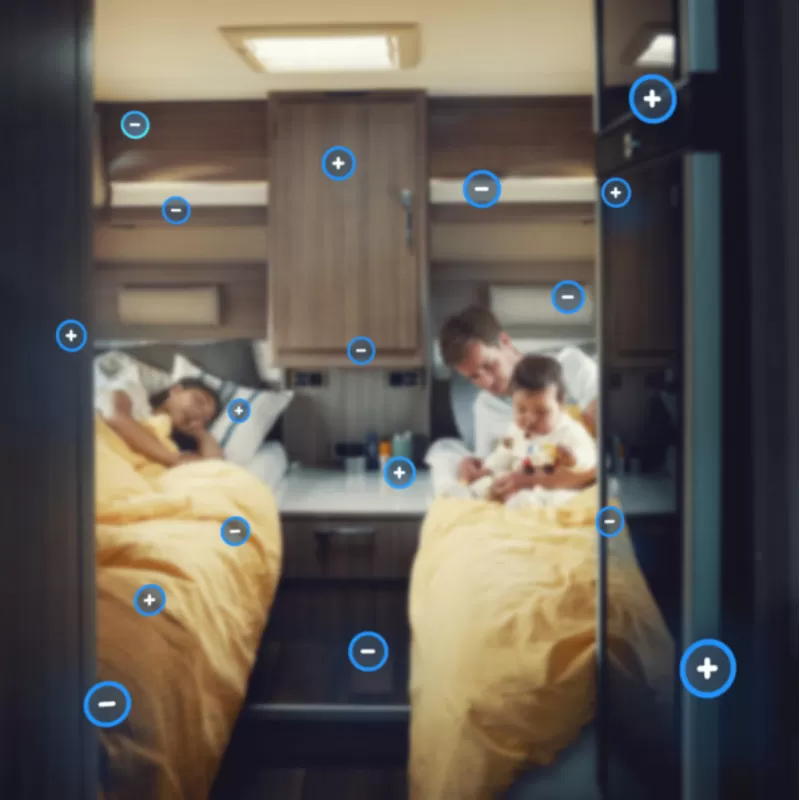 Kit purificateur ionisant pour DOMETIC ACC3100 - Accessoire pour ventilateur de toit de fourgon ...