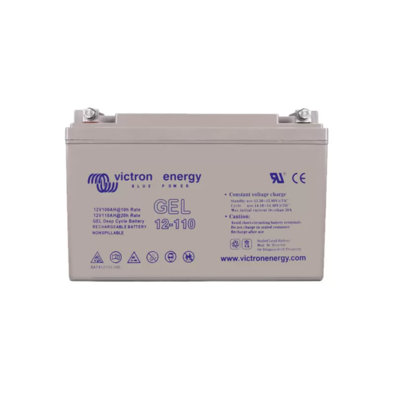 Batterie GEL Energy Deep Cycle 12V 110 Ah Victron pour fourgon et ...