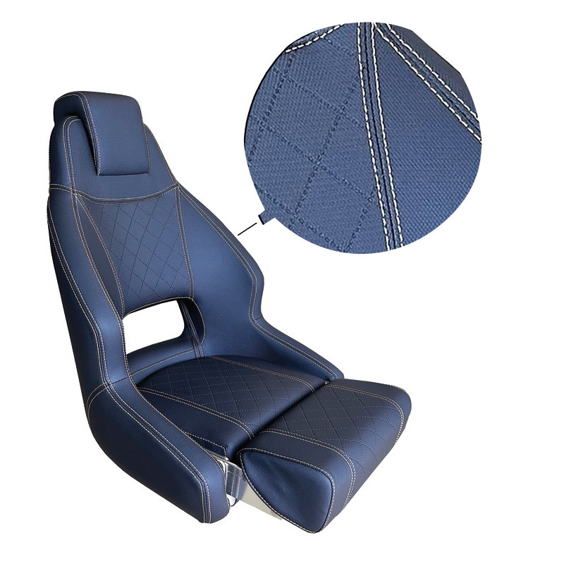 Siège assis/debout OSCULATI avec flip up RM52 bleu foncé - Siège ...