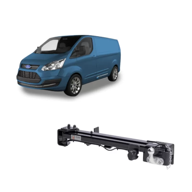 Module pivotant MEMO pour porte vélo sur attelage de Transit Custom ...