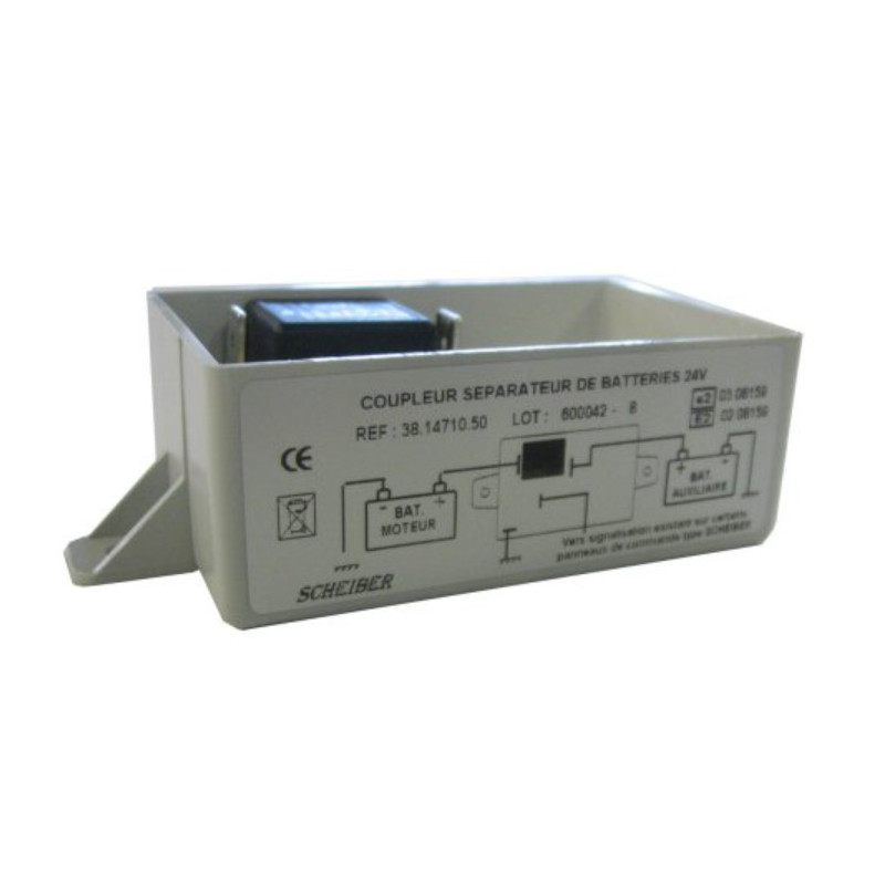 Coupleur séparateur 24 V SCHEIBER - coupleur de charge pour batterie de ...