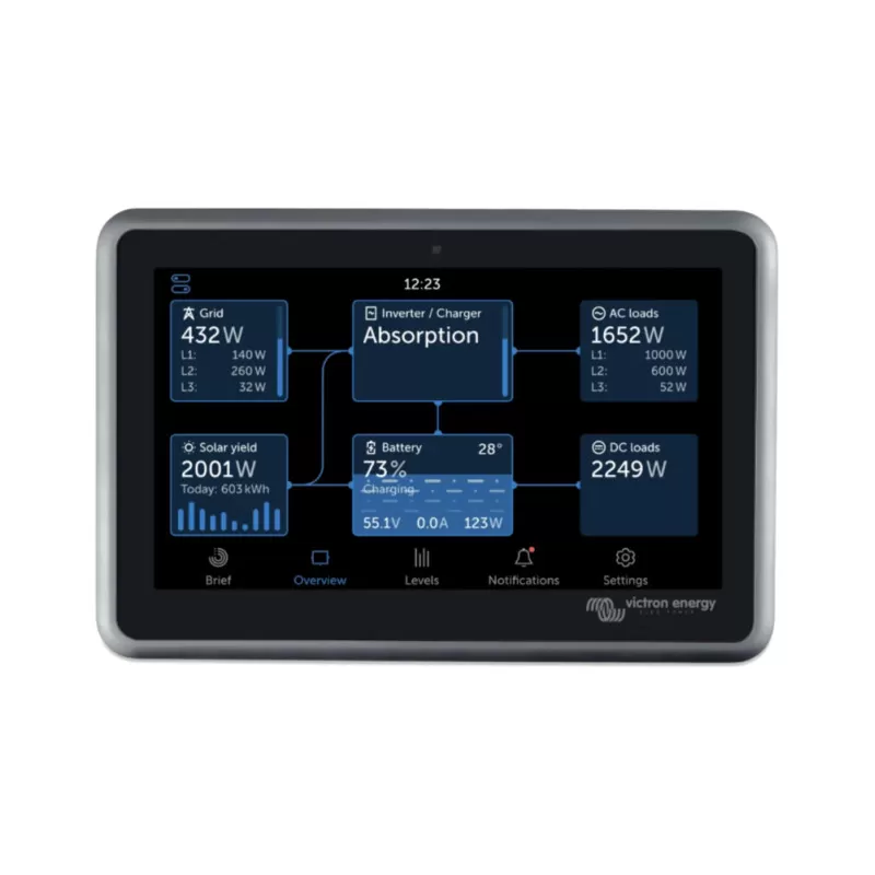Ecran de contrôle VICTRON GX Touch 70 - Accessoire pour centrale de ...