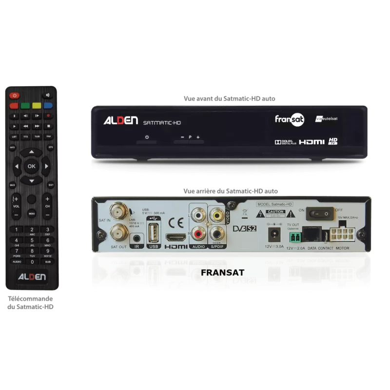 ALDEN Démodulateur Satmatic automatique HD FRANSAT.