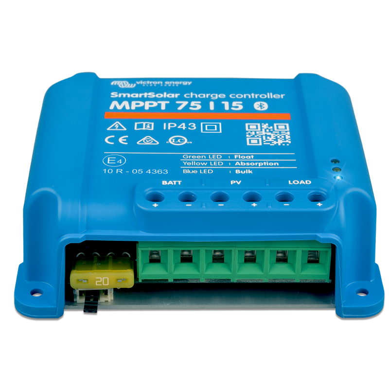 Régulateur MPPT SmartSolar 75/15 VICTRON pour solaire en bateau et ...