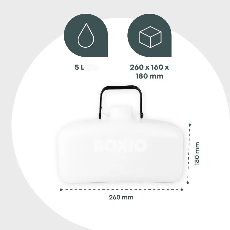 Bidon de 5L pour urines ou eaux grises Toilet ou Wash BOXIO ...