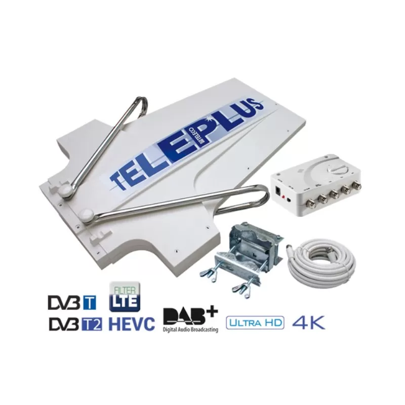 Teleplus TELECO - antenne TV directionnelle 12/24V pour caravane ...