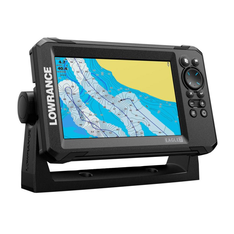 Sondeur/GPS Eagle 7 avec sonde SplitShot HD LOWRANCE - Combiné sondeur ...