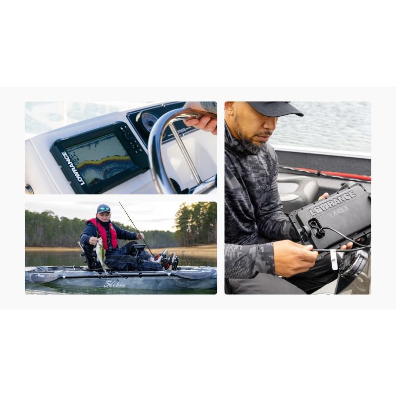 Sondeur/GPS Eagle 5 avec sonde SplitShot HD LOWRANCE - Combiné sondeur ...