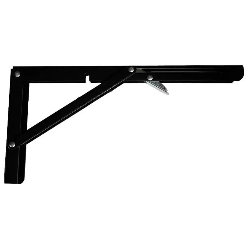 Console pliante 400 mm DECMO - équerre rabattable pour table de fourgon ...