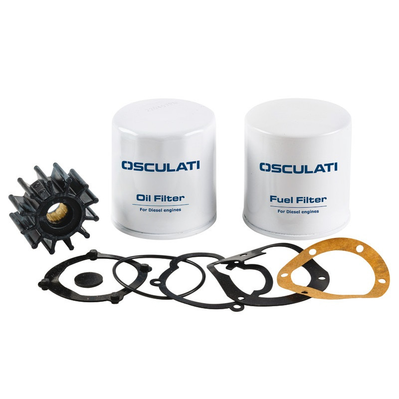 Kit maintenance moteur in-bord Diesel Volvo de Osculati | kit filtre et ...