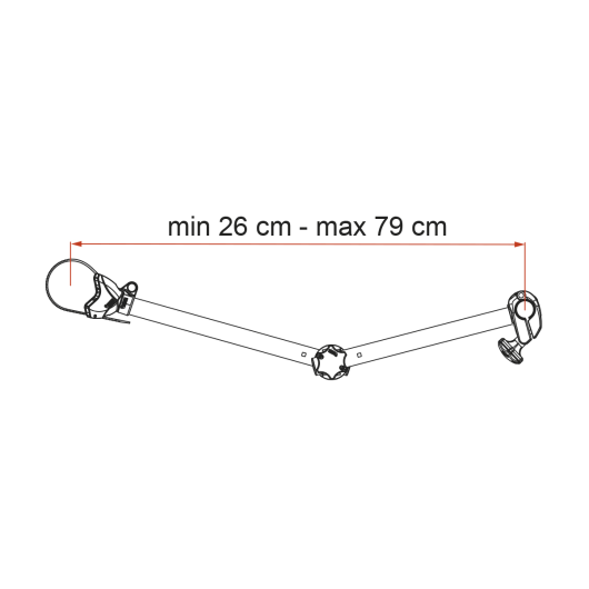 Bras de maintien pour cadre de vélos sur porte-vélos FIAMMA ...