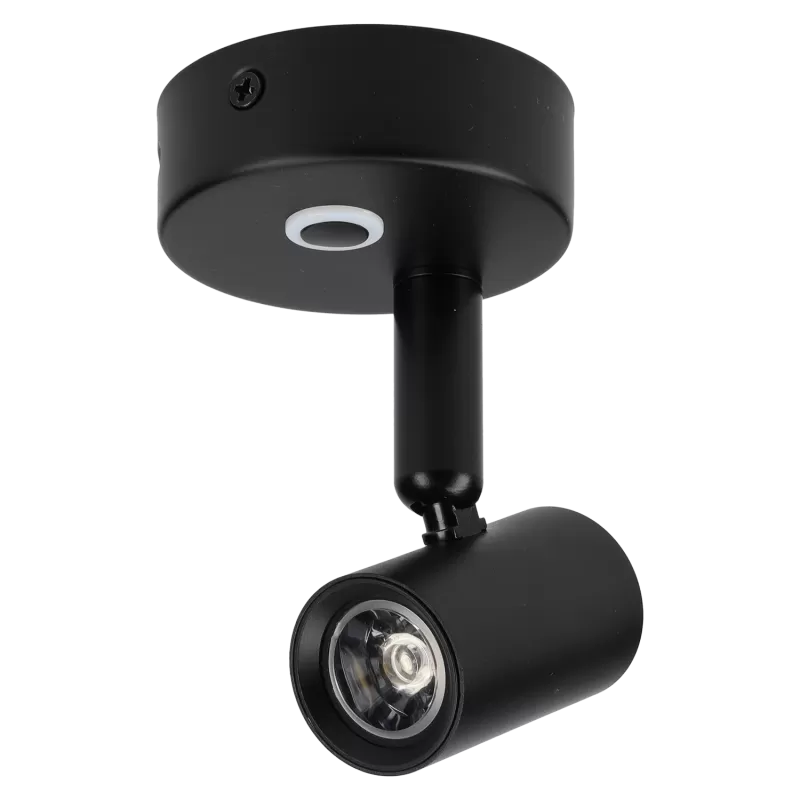 Spot LED noir avec USB-C Felino Haba | Eclairage intérieur pour camping ...