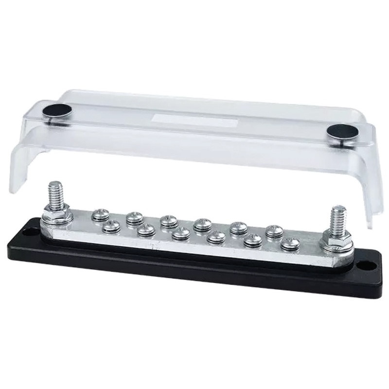 Maxi Bus Bar Heavy Duty 250A 2x8 et 12x5mm Osculati | Connectique ...