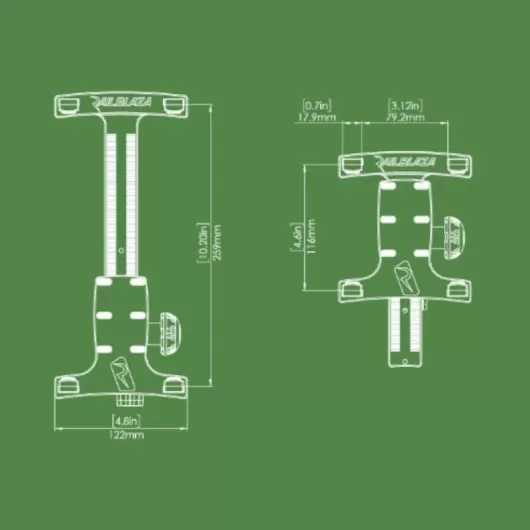 Support Railblaza ScreenGrabba R-Lock iPad/Tablette | Accessoire ...