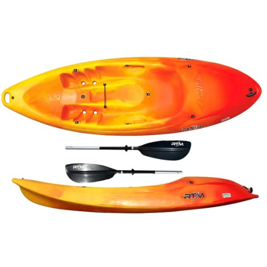 ROTOMOD Pack Mojito, petit kayak complet mer et vague.