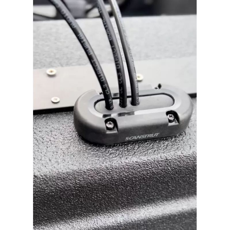 Passe-câble DS-Multi-P-BLK vertical Scanstrut | Passe-câble étanche ...