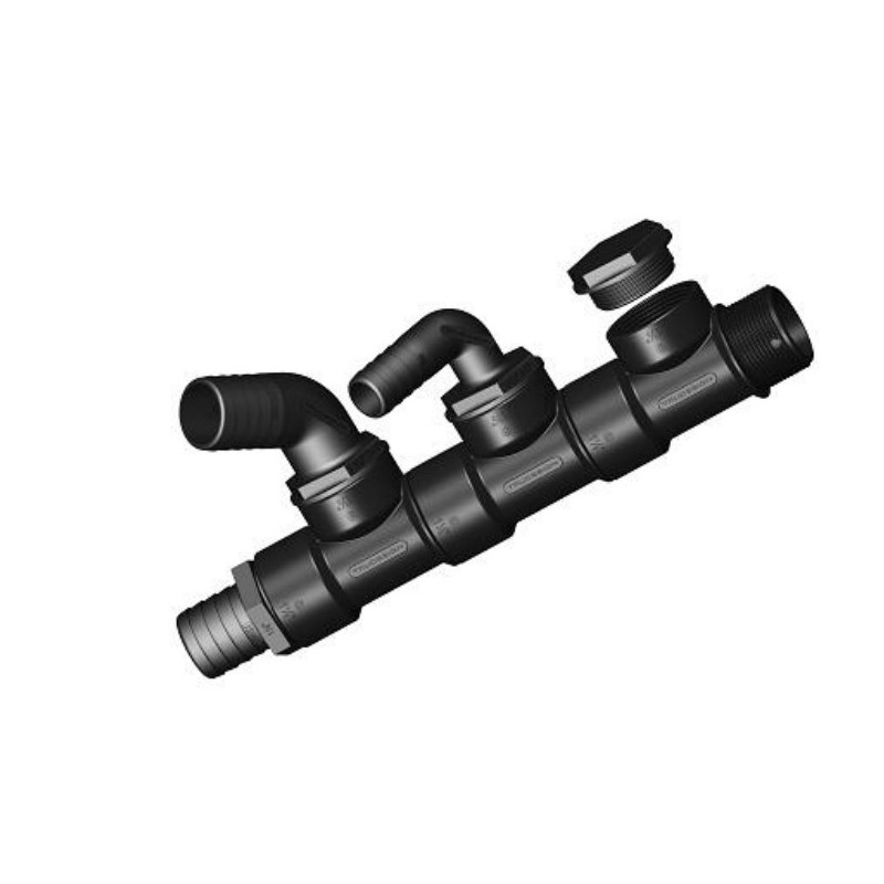Raccord en T 1"1/2 BSP MFF Trudesign | Embout plomberie, raccord ...