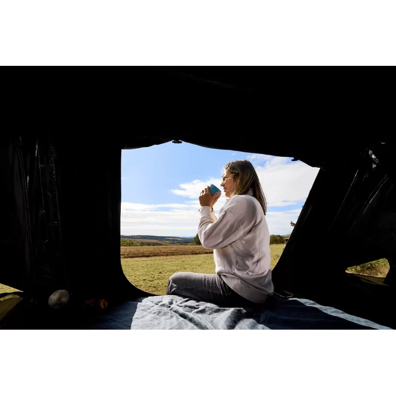 Tente de toit 2/3 personnes Traveller 160 Lexagones | Tente de toit ...