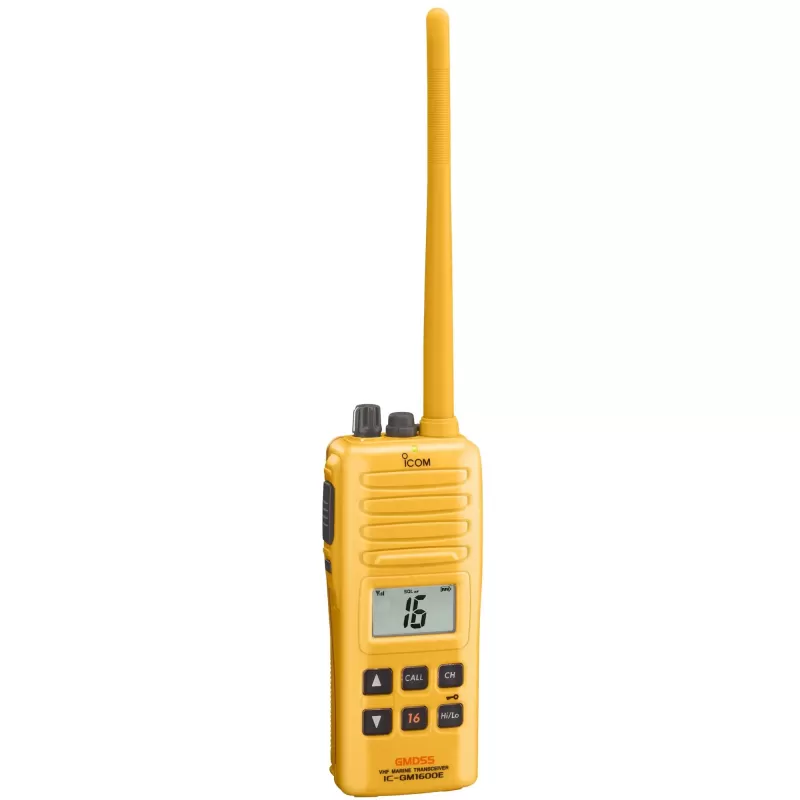 VHF Portable Icom GM1600E | VHF Portable 2W Étanche IPX7 avec Wheel ...