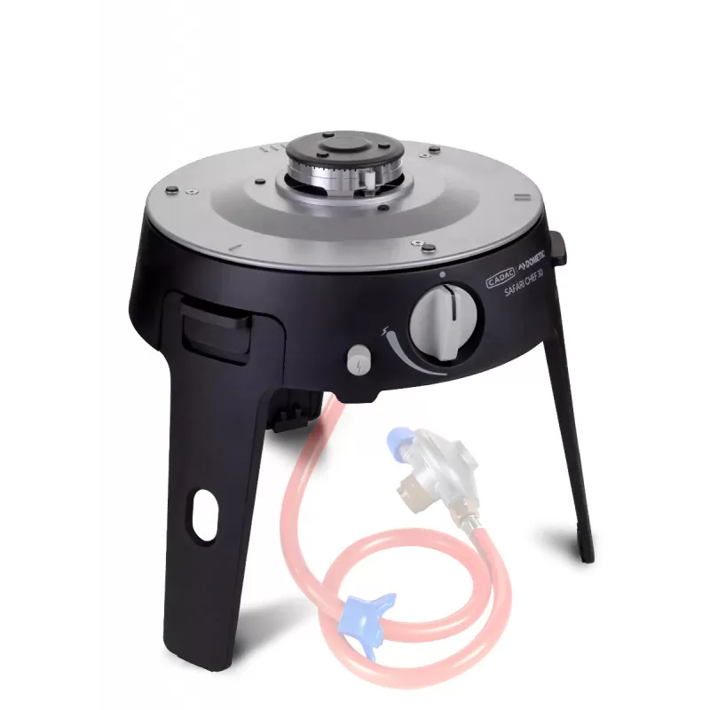 Safari Chef 30 LP Deluxe Cadac | Barbecue gaz compact et léger pour le camping | H2R Equipements
