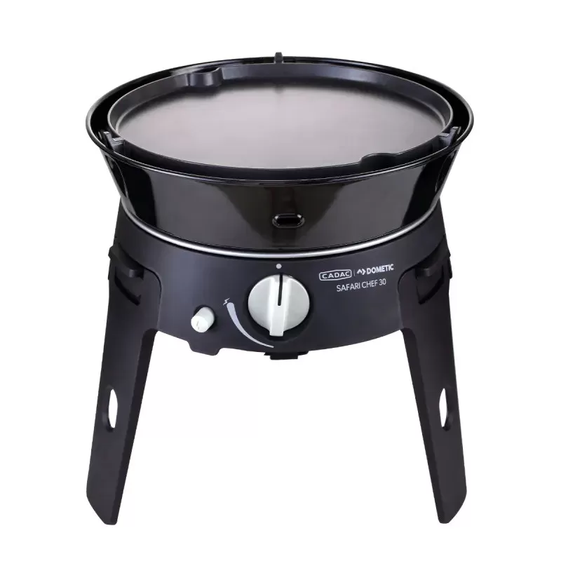 Safari Chef 30 LP Combo Cadac | Barbecue gaz compact et léger pour le camping | H2R Equipements