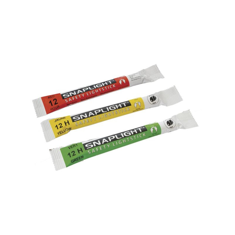 Kit de 3 bâtons lumineux Snaplight 12H Cyalume |Accessoire pour gilet ...