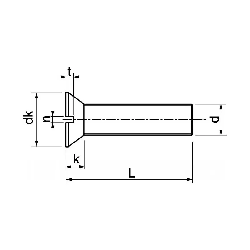 Vis inox A4 Marinox tête fraisée fendue 5 mm pour bateau ou camping-car ...