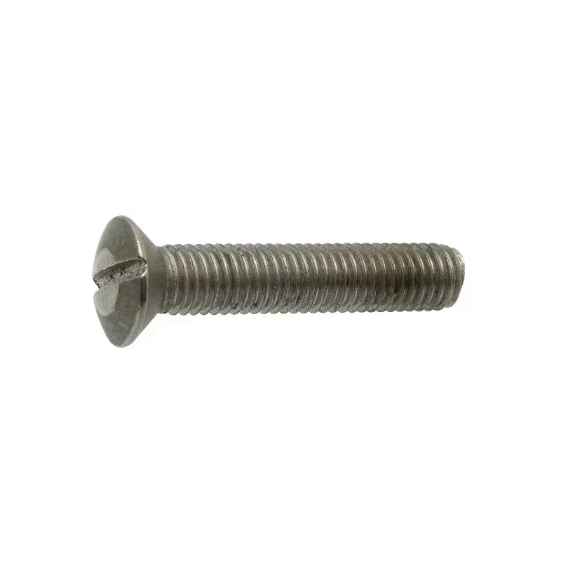 Vis inox A4 Marinox tête fraisée bombée fendue 5 mm pour bateau ou ...