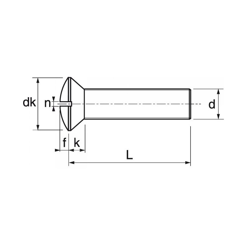 Vis inox A4 Marinox tête fraisée bombée fendue 3 mm pour bateau ou ...