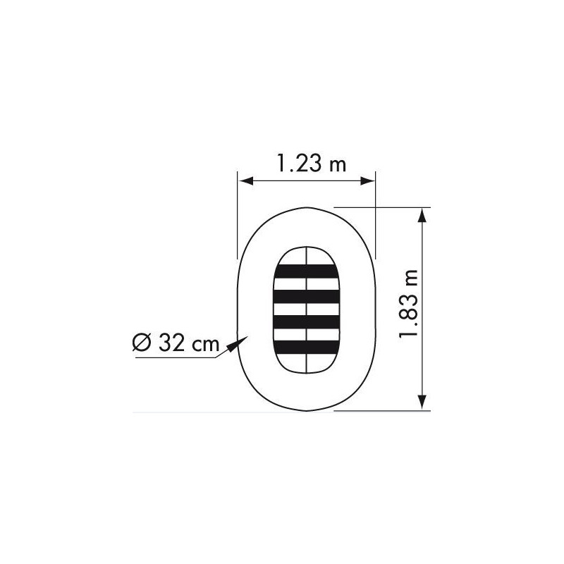 PLASTIMO Annexe gonflable pêche, P180 SF accessoire bateau.