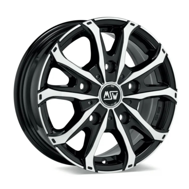 Jante aluminium 17" 5x120 mm MSW 48 Van spécial van et fourgon aménagés ...