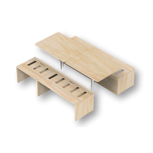 Lit Salon King Plus BSL KING de Simple Vans | Couchage pour van aménagé ...