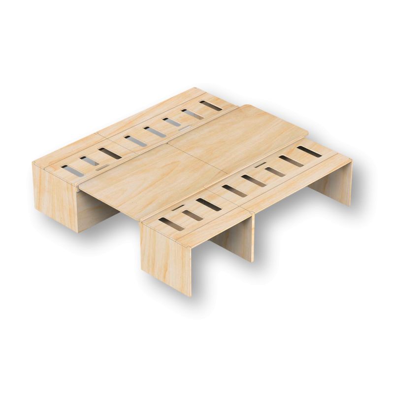 Lit Salon King Plus BSL KING de Simple Vans | Couchage pour van aménagé ...
