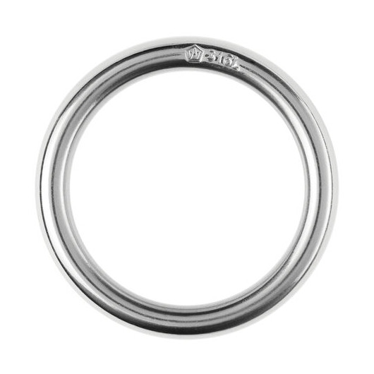 Anneau rond inox 316L Wichard | Anneau faible friction | accastillage ...