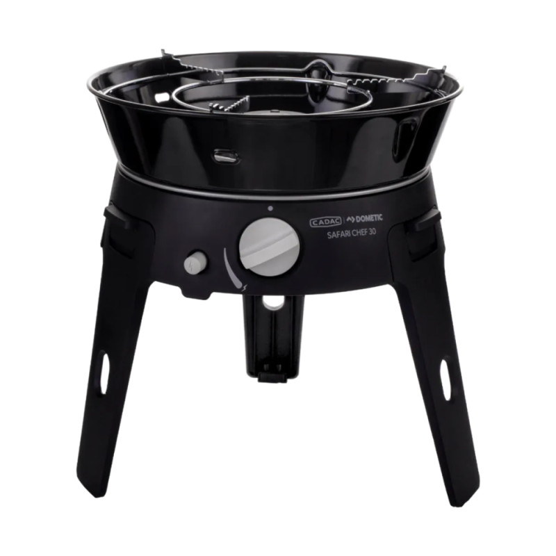 Barbecue gaz Cadac Safari Chef 30 HP Combo pour van, fougon, camping ...